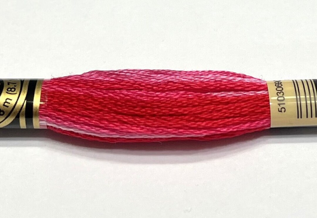 DMC 107 Variegated Carnation 6 Strand Embroidery Floss - Etsy