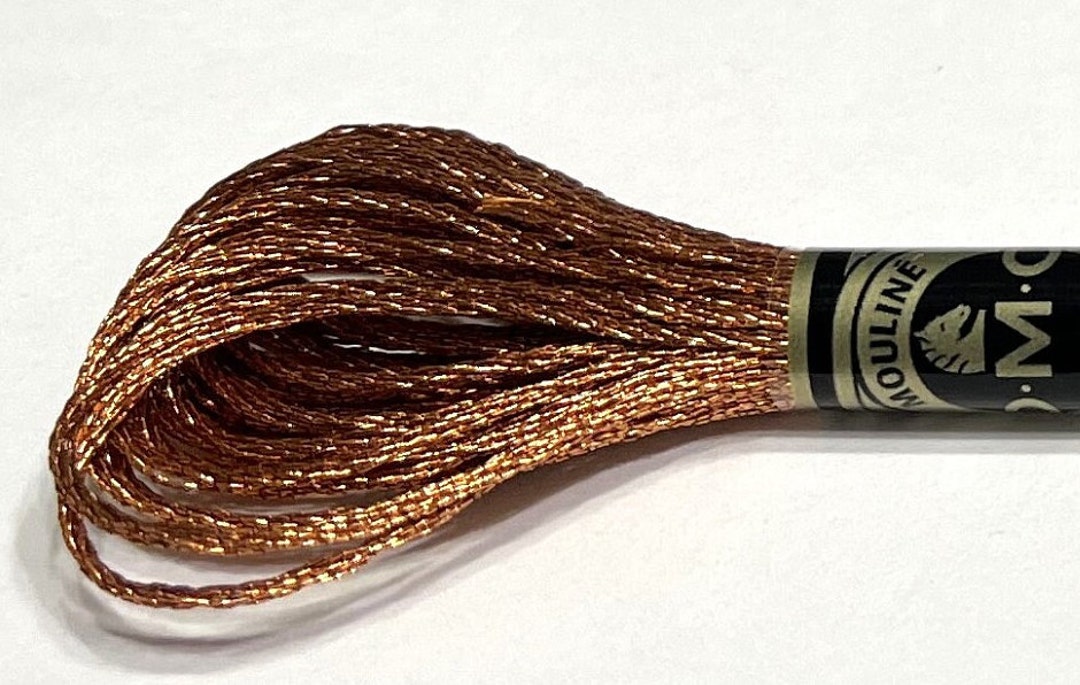 DMC E301 Copper Light Effects Metallic Thread 6 Strand Embroidery Floss - Etsy