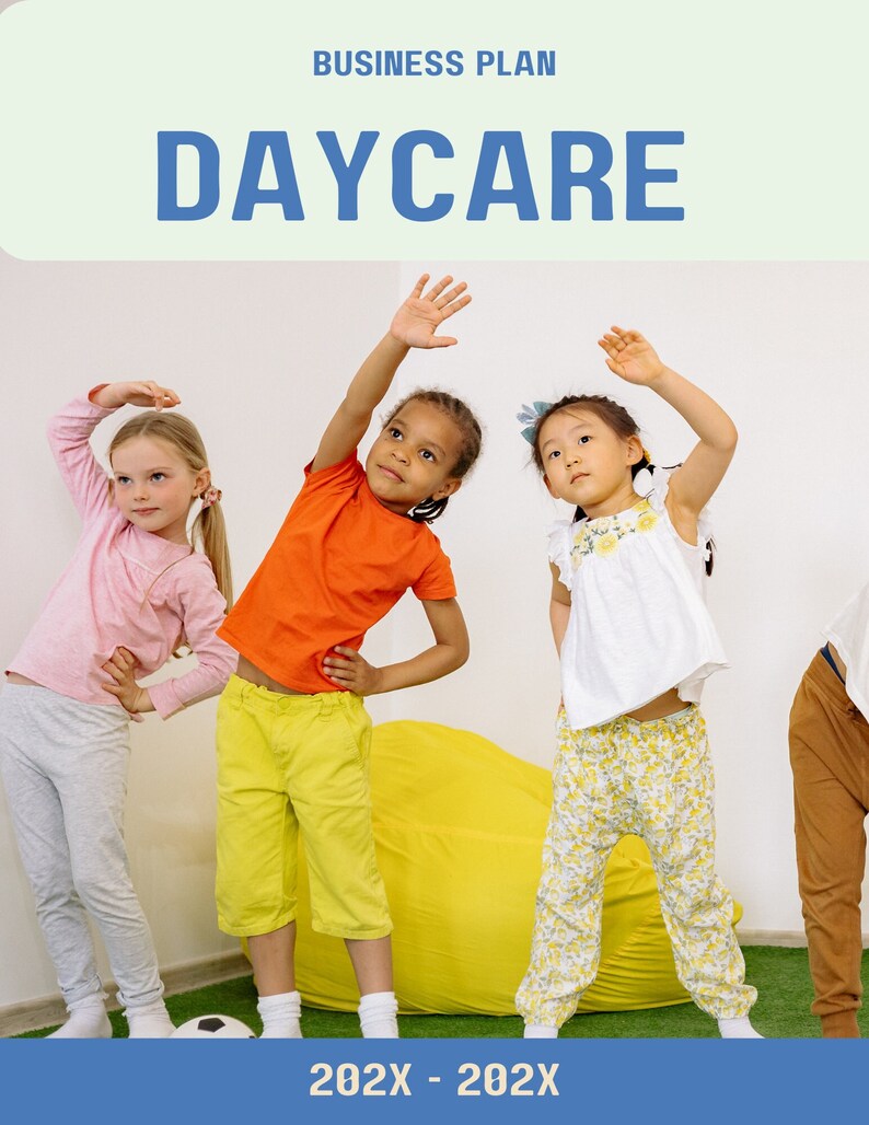 Instant Download Daycare Business Plan and Forms Bundle - Editable ...