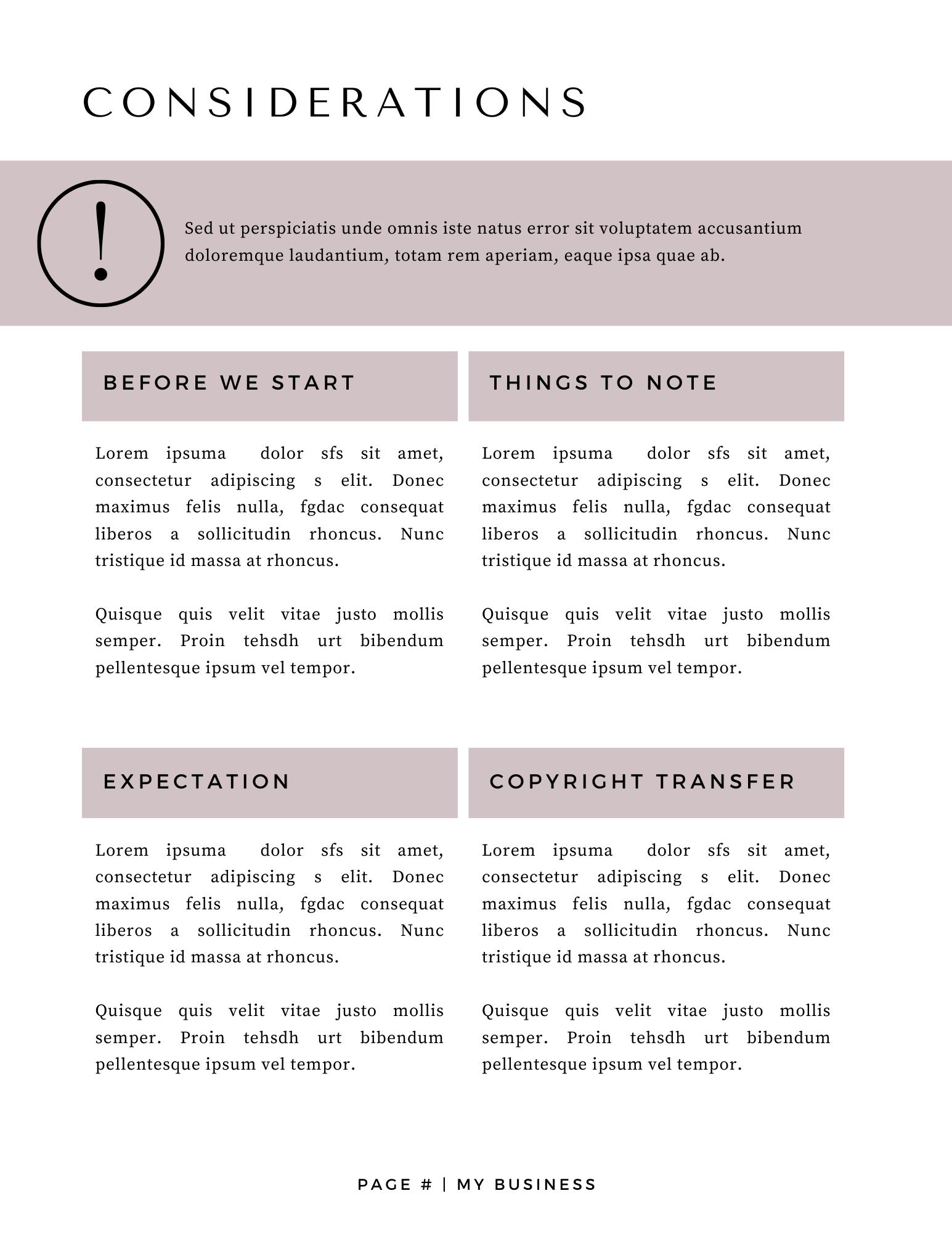 VA Business Proposal, Welcome Pack & Contract Bundle | Editable ...