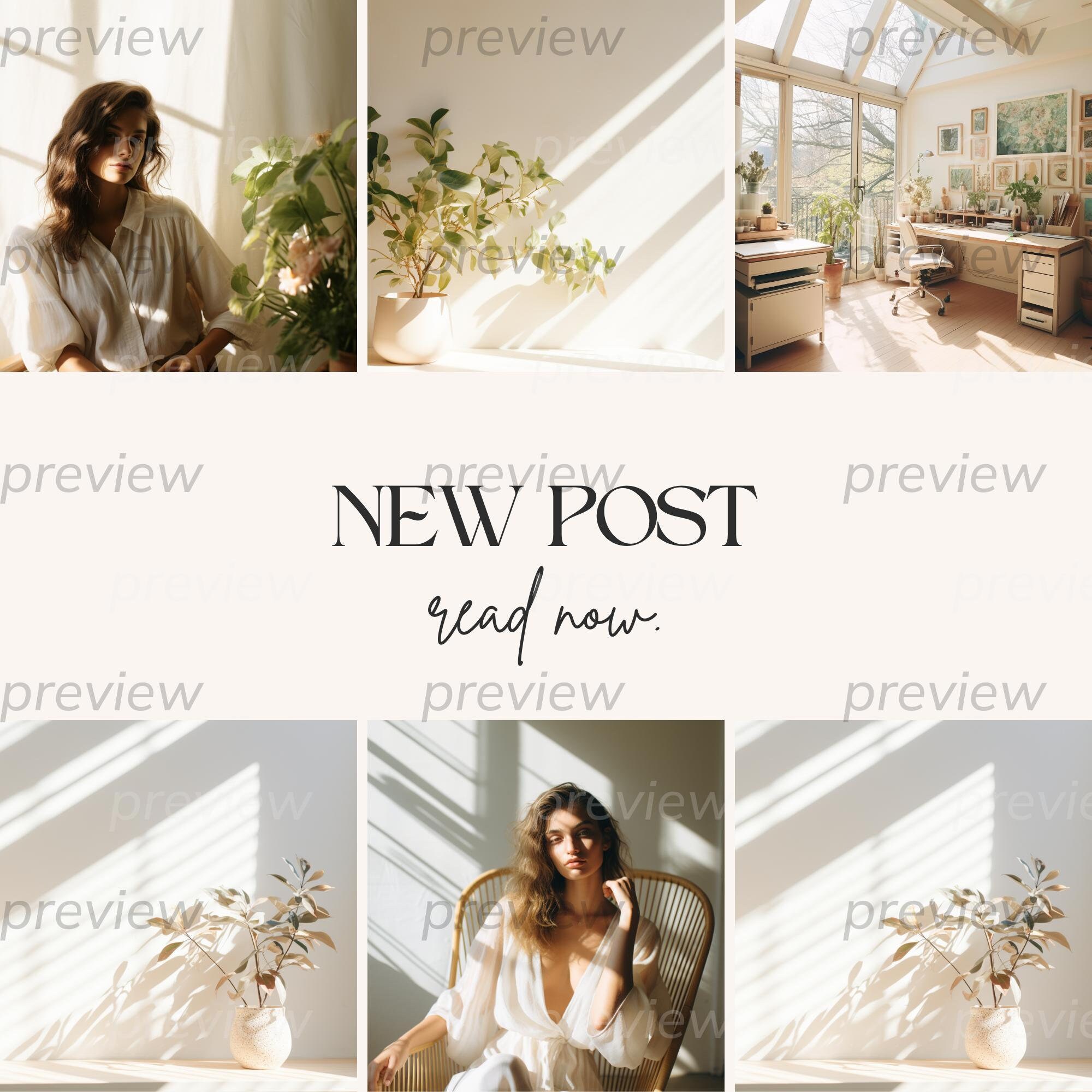 15 Self-care Social Media Posts - Digital Instant Download. Editable in ...