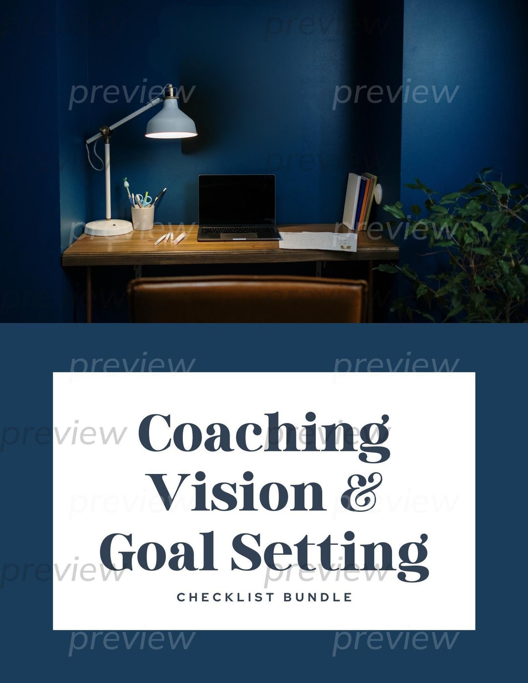 Printable Coaching Vision and Goal Setting Checklist Bundle Digital ...