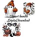 Cute Halloween Ghost Clipart Instant Download Halloween Design Pumpkin ...