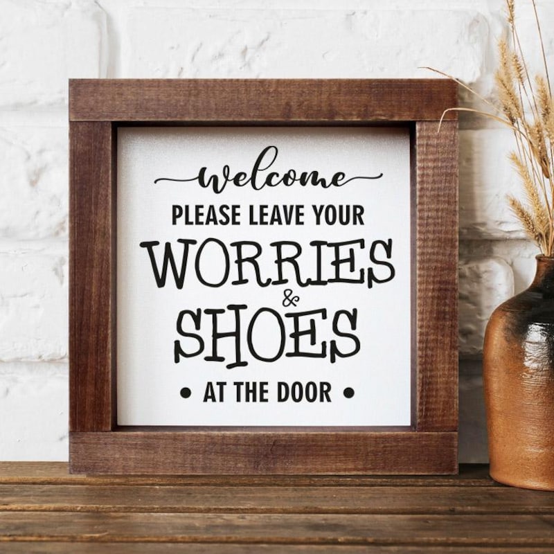 Sayings for Shoes Off - Etsy