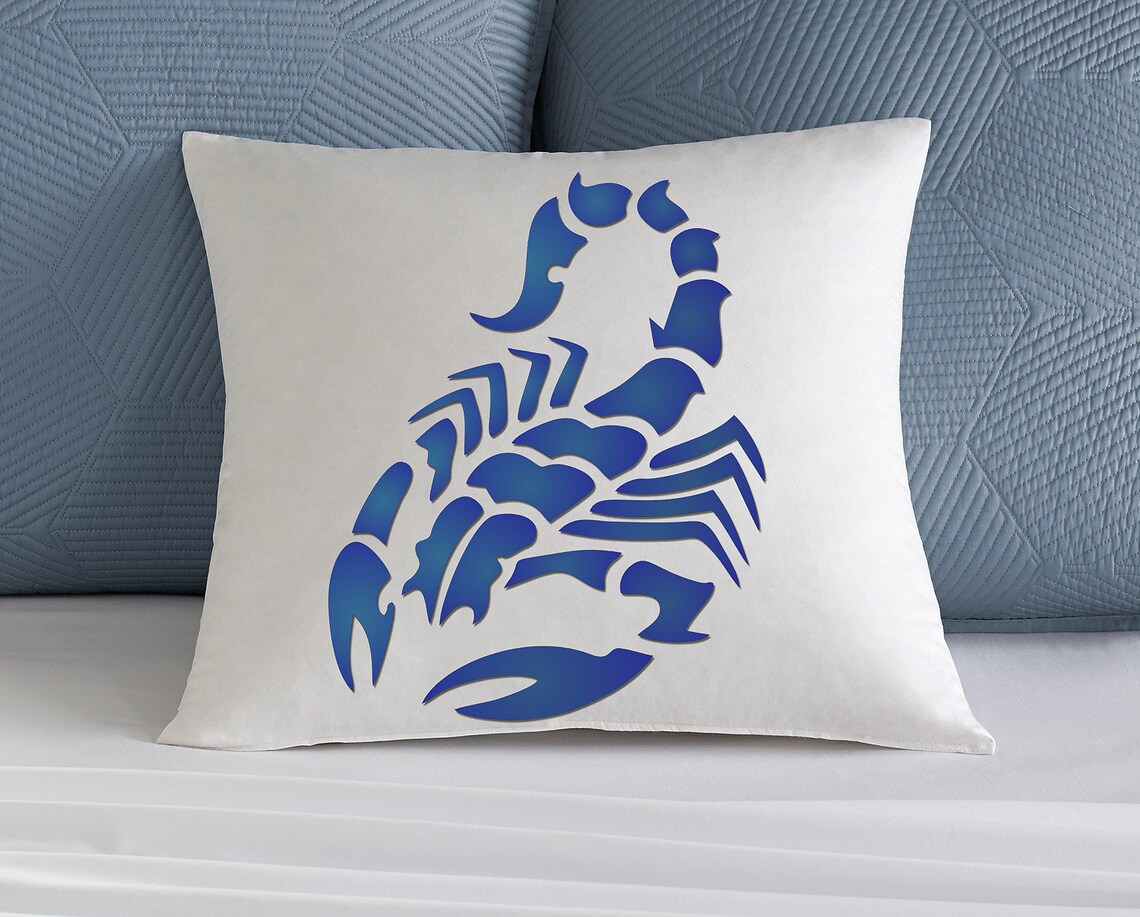 Scorpio Stencil Reusable DIY Craft Mylar Stencil Textile | Etsy