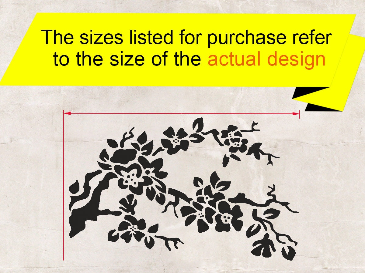 Apple Tree Blooming Stencil Reusable DIY Craft Mylar Stencil | Etsy