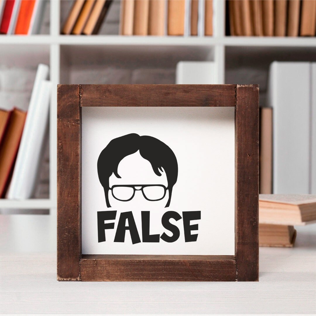 Cubicle Decor False Office Wood Sign Coworker Gift Office Wall Decor ...