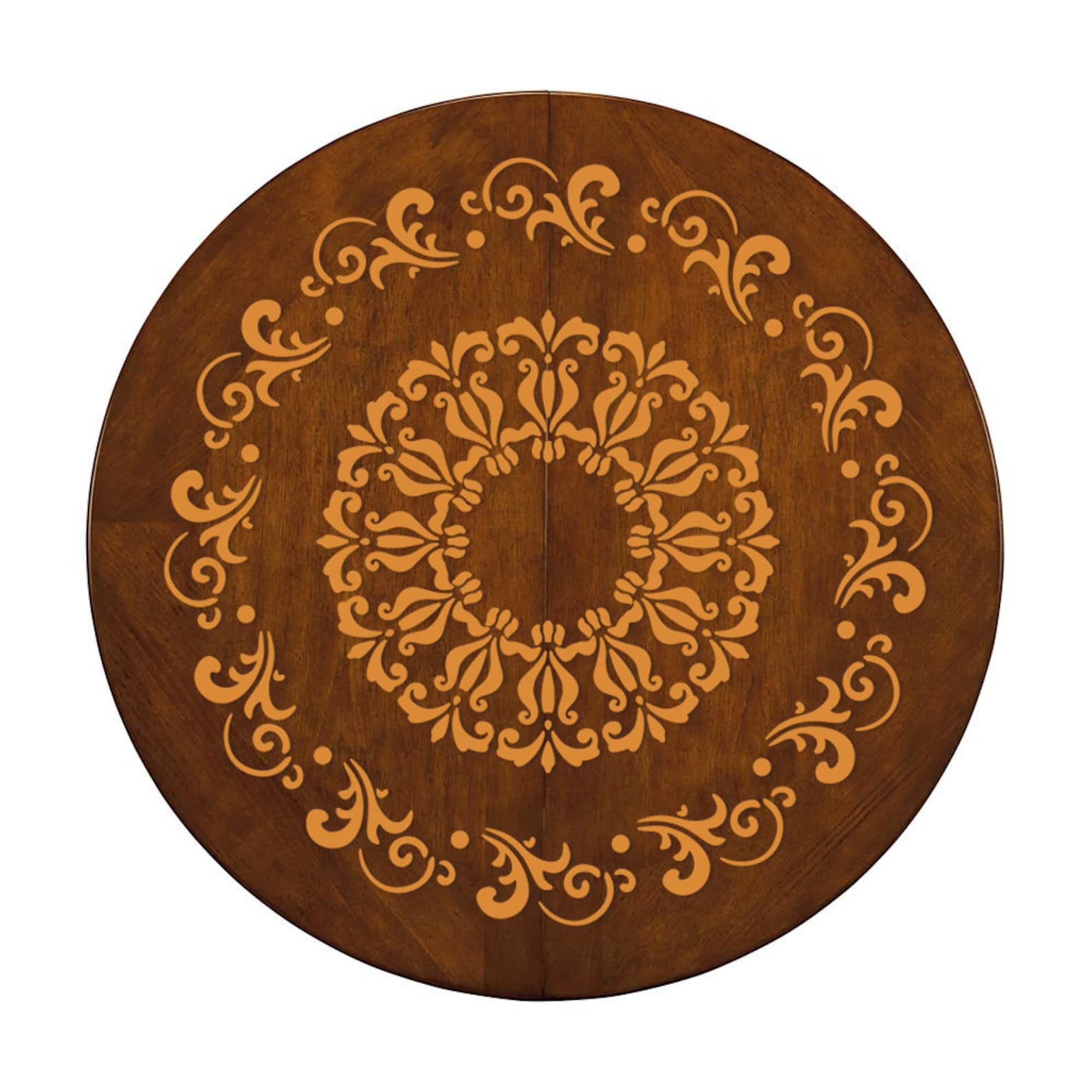 Round Pattern Circular Ornament Stencil Reusable DIY Craft - Etsy