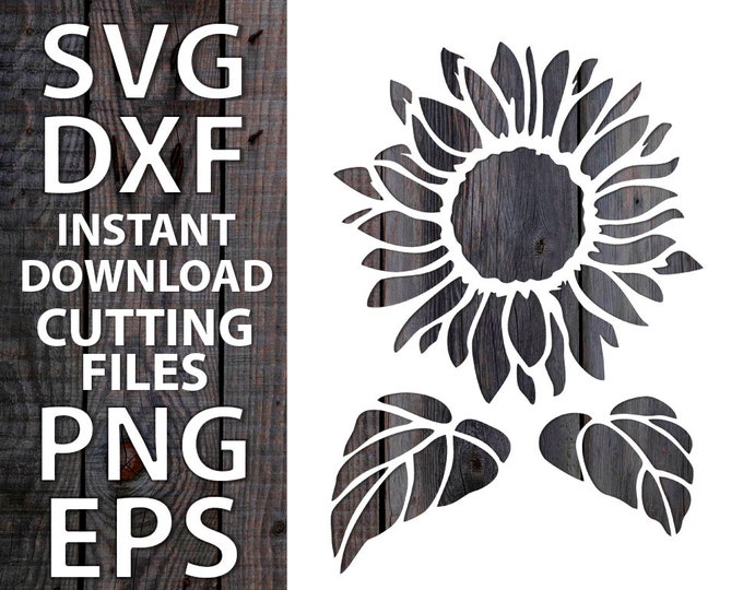 Giant Sunflower Wall Art Stencil Floral Stencils for Walls Flower ...