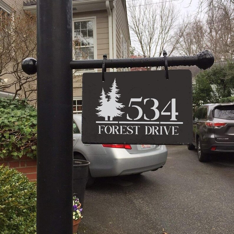 Custom Address Sign Stencil - Reusable Mylar Stencil for Paint - Street ...