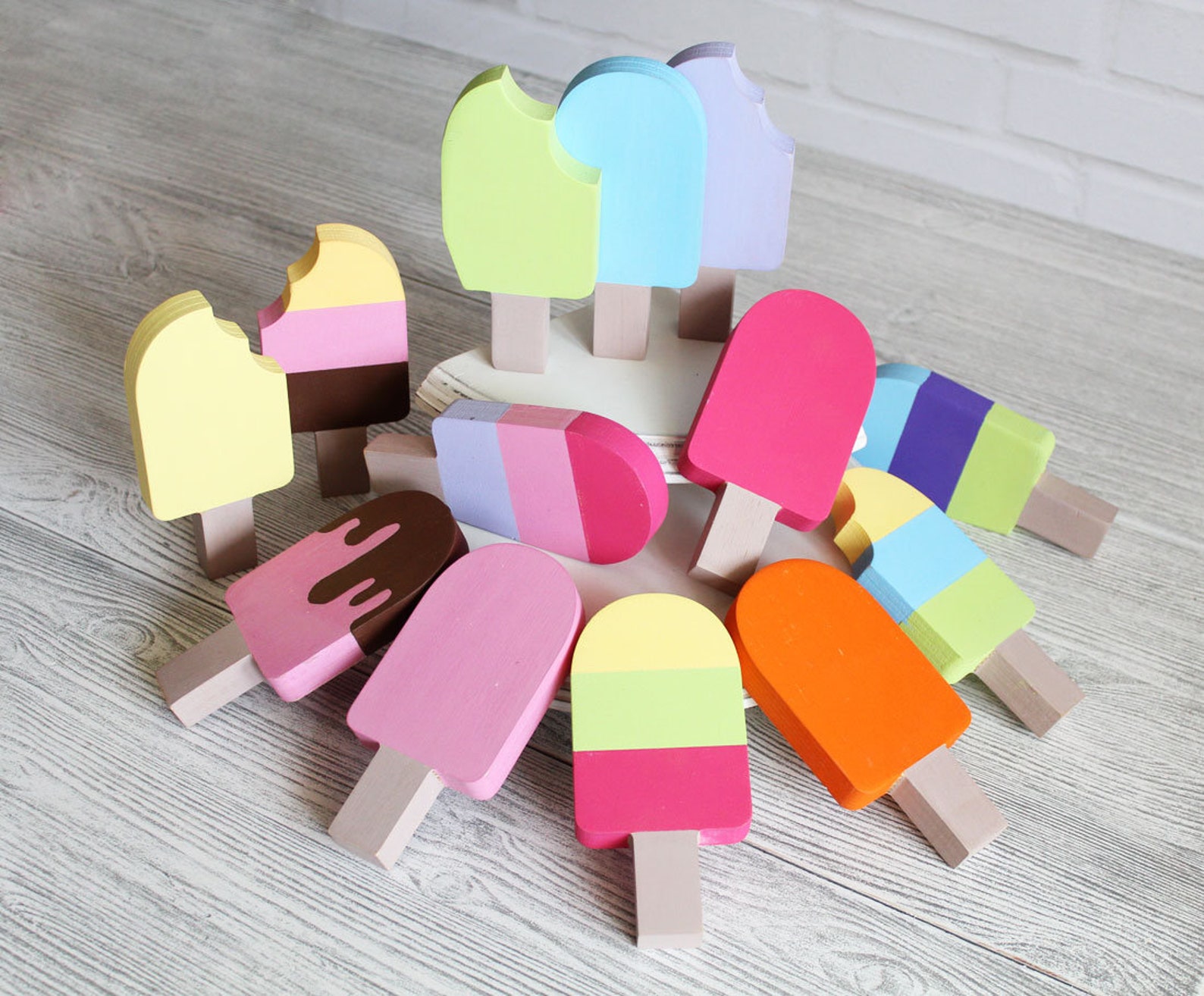 Popsicle Summer Fun Decor for Summer Tiered Tray | Etsy