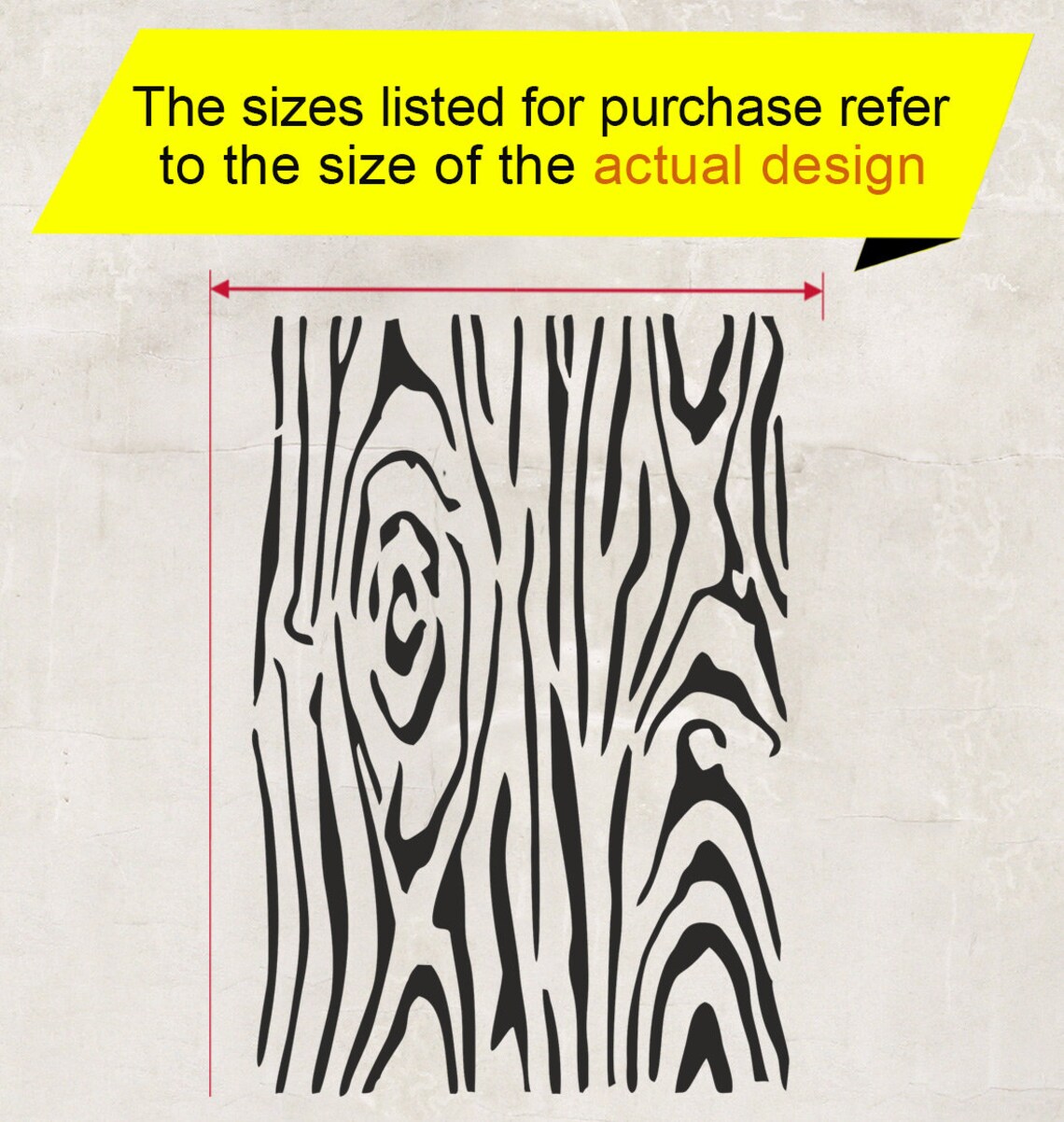 Wood Grain Stencil Reusable DIY Craft Mylar Stencil Scrapbooking ...