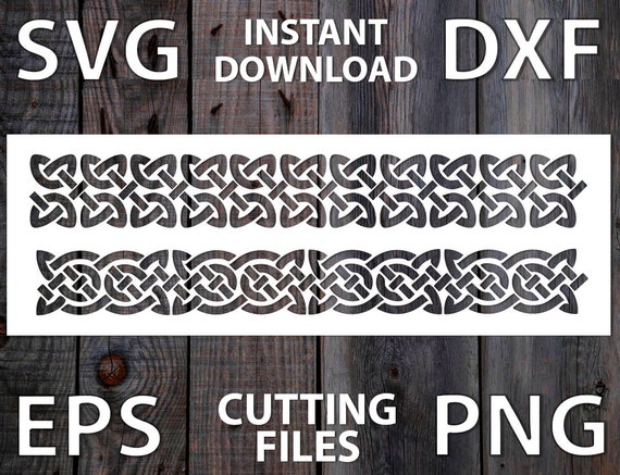 Celtic Ornament Digital Stencil SVG DXF EPS Png Files for | Etsy