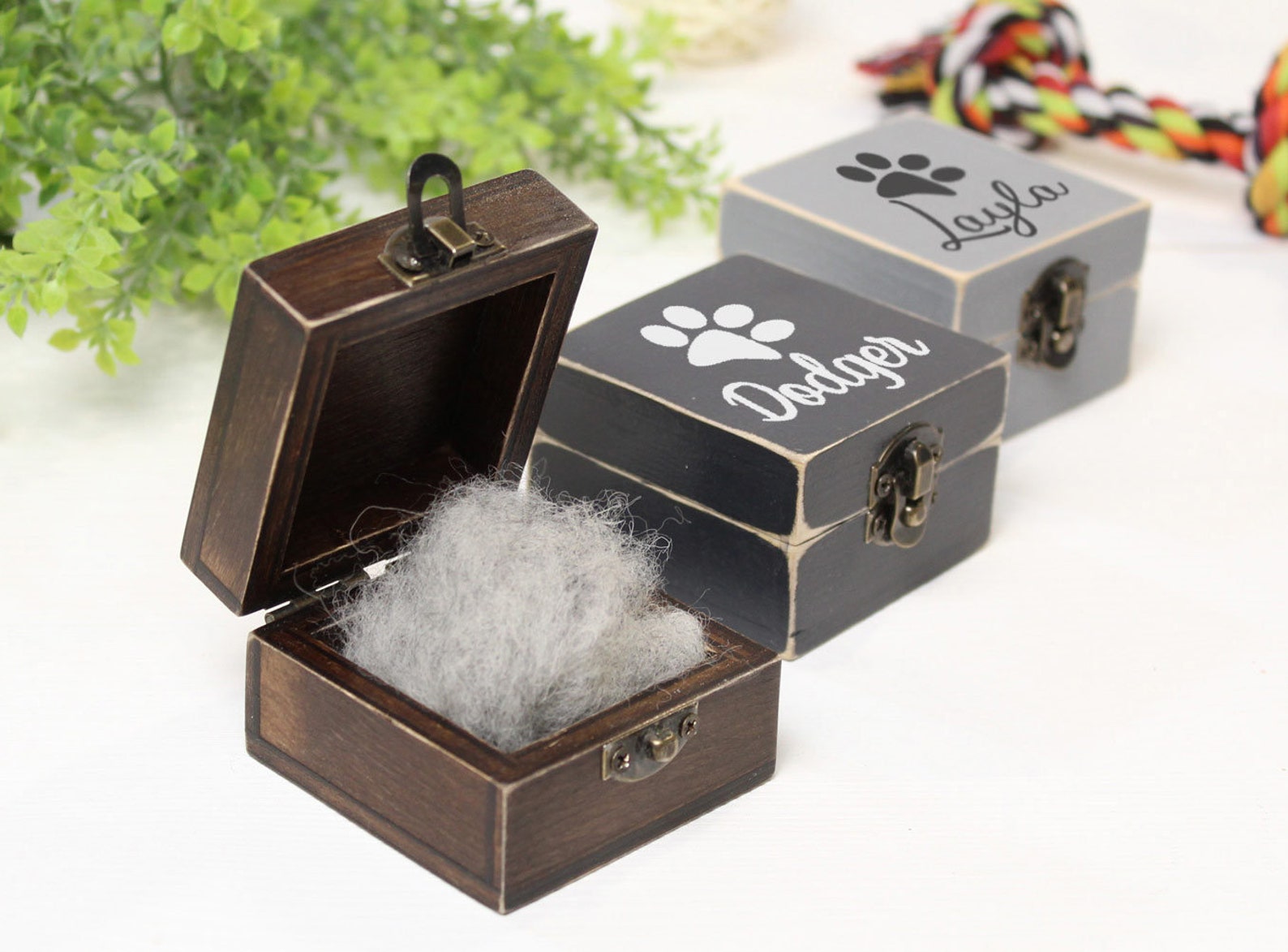 Personalised Pet Memorial Gift Pet Fur Keepsake Box Pet Loss - Etsy