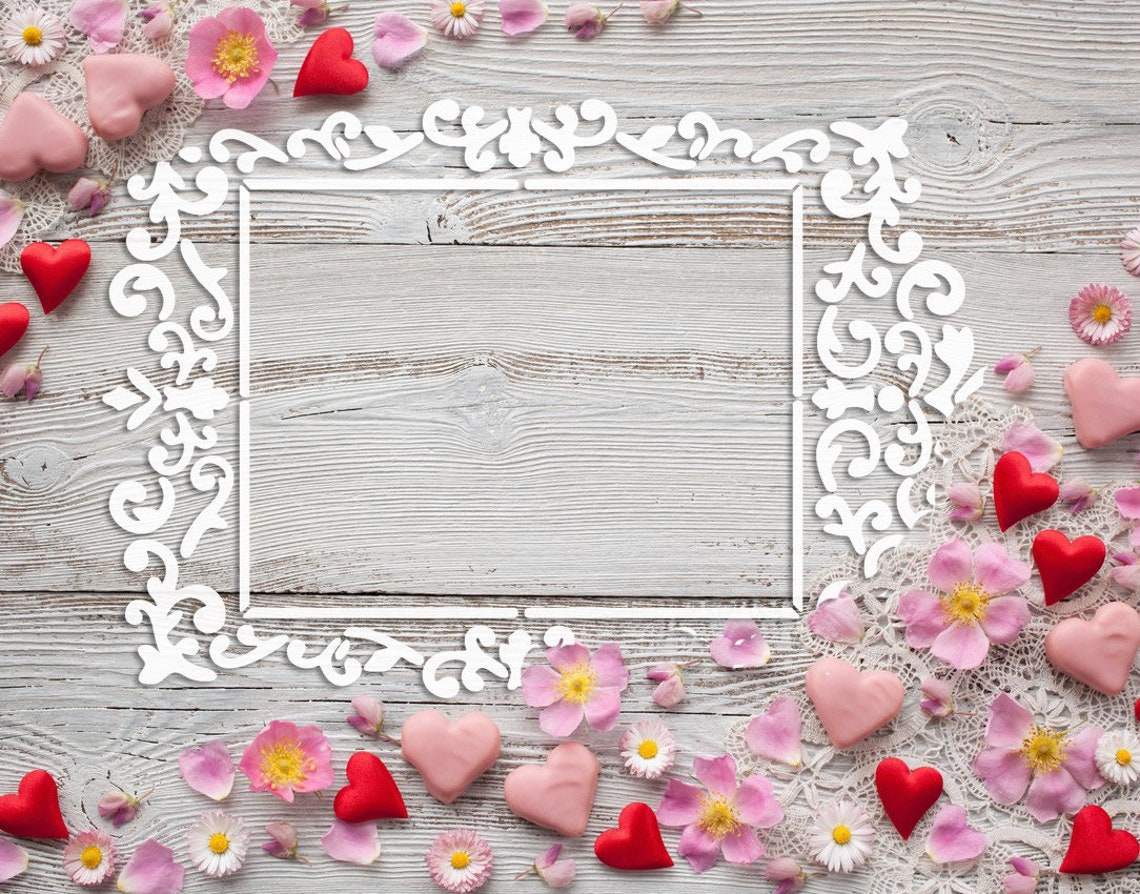 Vintage Frame Stencil Reusable DIY Craft Mylar Stencil for | Etsy