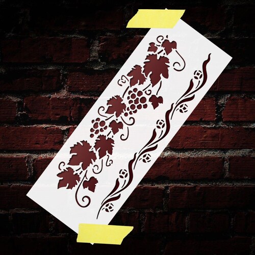Baroque Corners & Border Stencil Reusable DIY Craft Mylar - Etsy