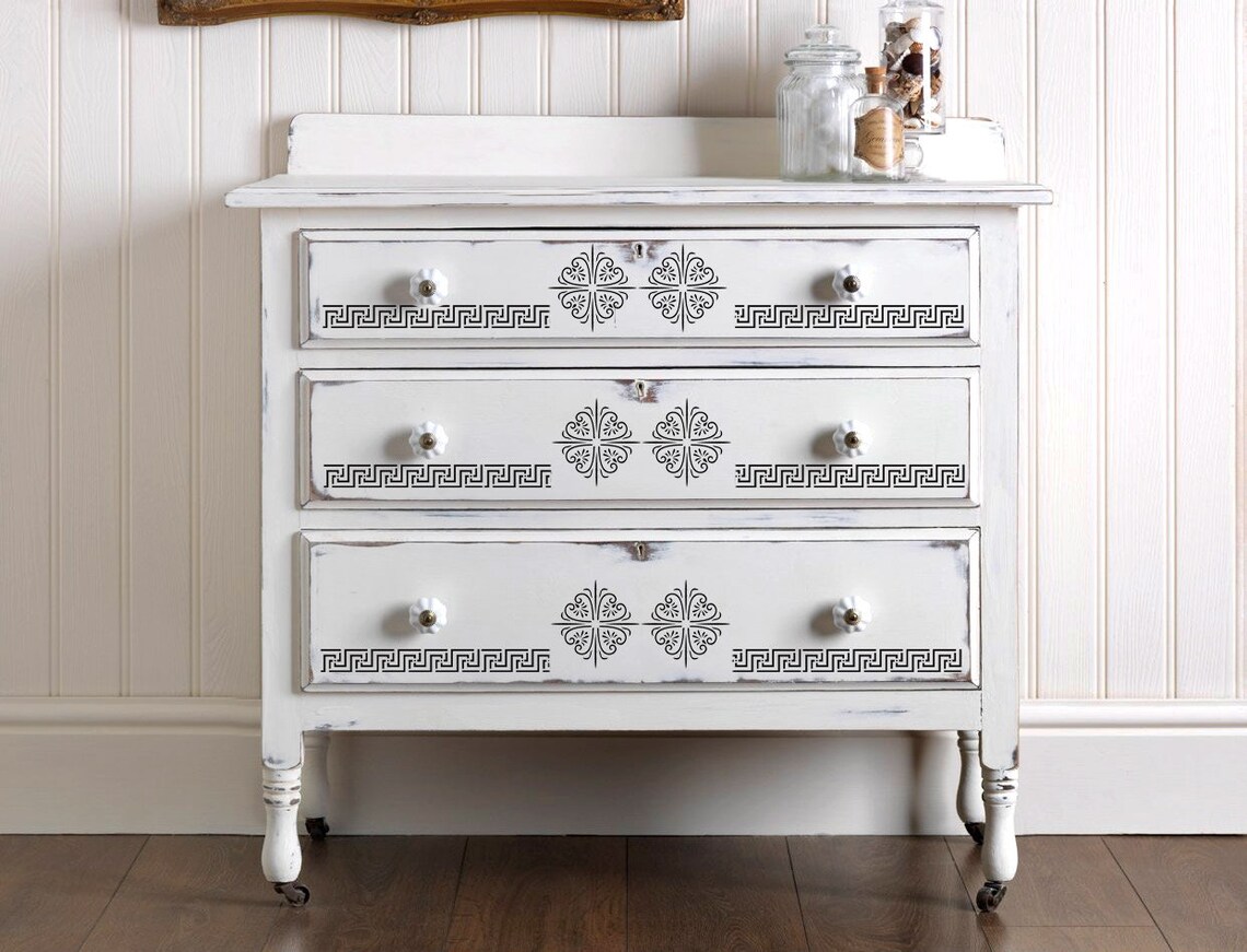 Greek Hellenic Border Stencil Reusable DIY Craft Mylar Big - Etsy