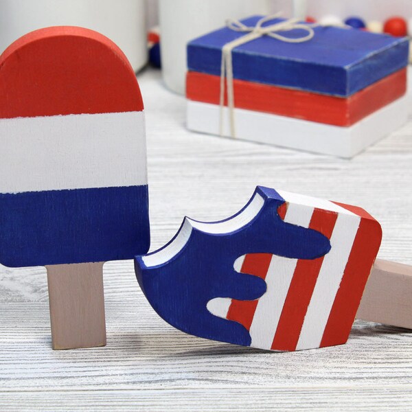 Wooden Popsicle - Etsy