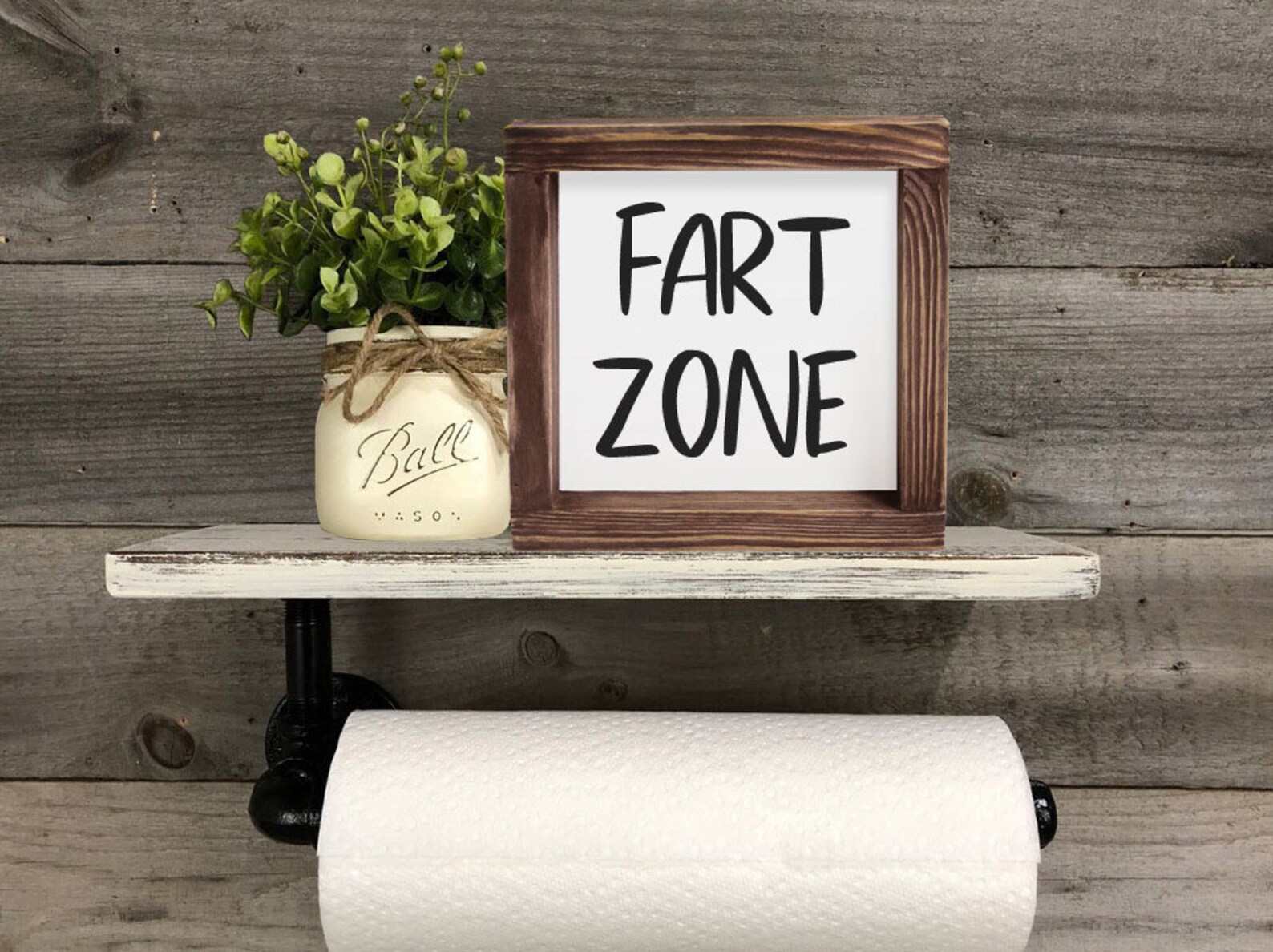 Fart Zone Funny Bathroom Sign Restroom Sign Powder Room - Etsy