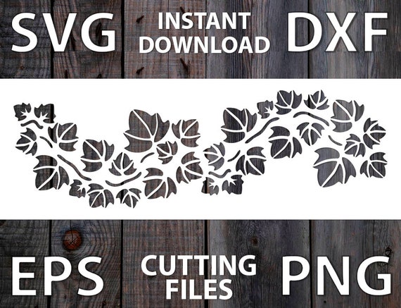 Ivy Stencil Template