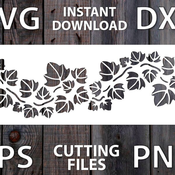 Ivy Stencil - Etsy