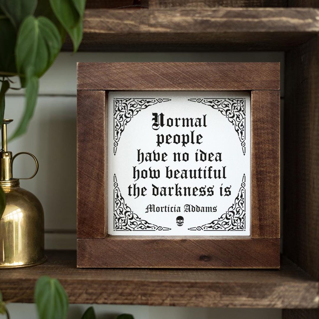 Gothic Home Normal People Have No Idea How Beautiful the Darkness is ...