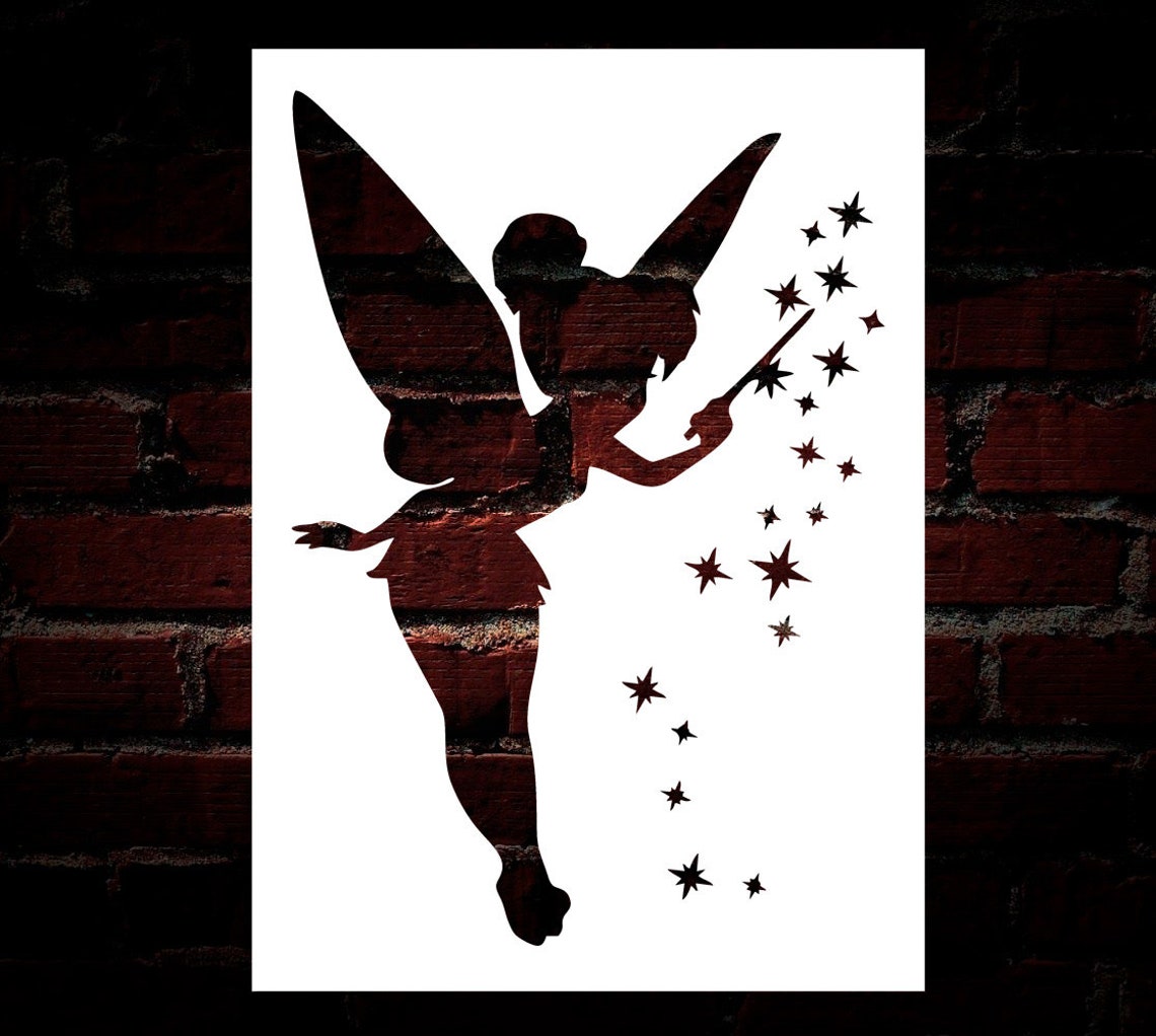 Fairy Stencil Reusable DIY Craft Mylar Stencil for Paint Kids - Etsy