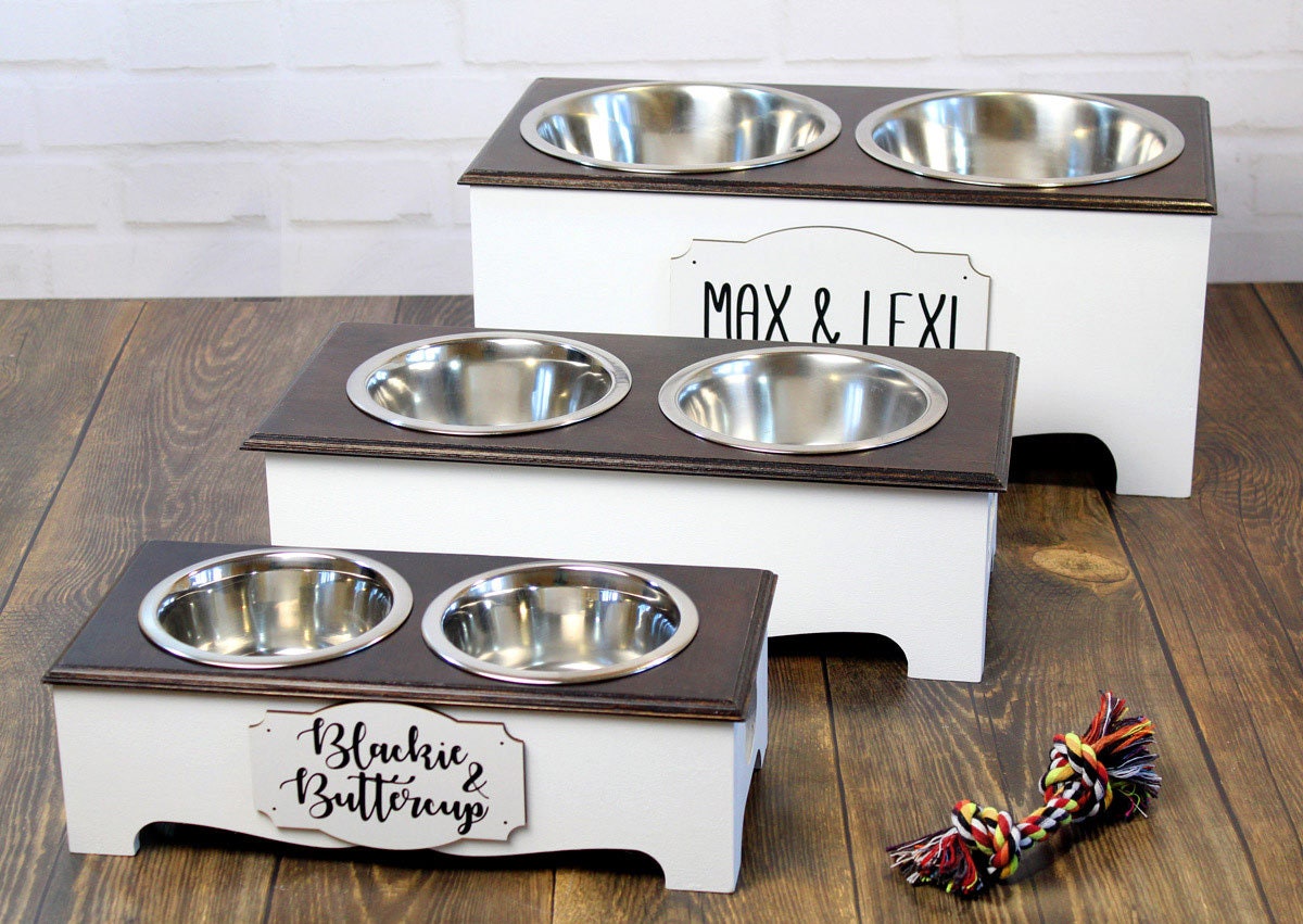 Custom Dog Bowl Stands