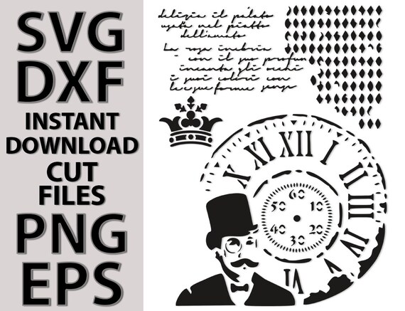 Poirot Schablone digitale Vorlage SVG DXF EPS Png Dateien für - Etsy