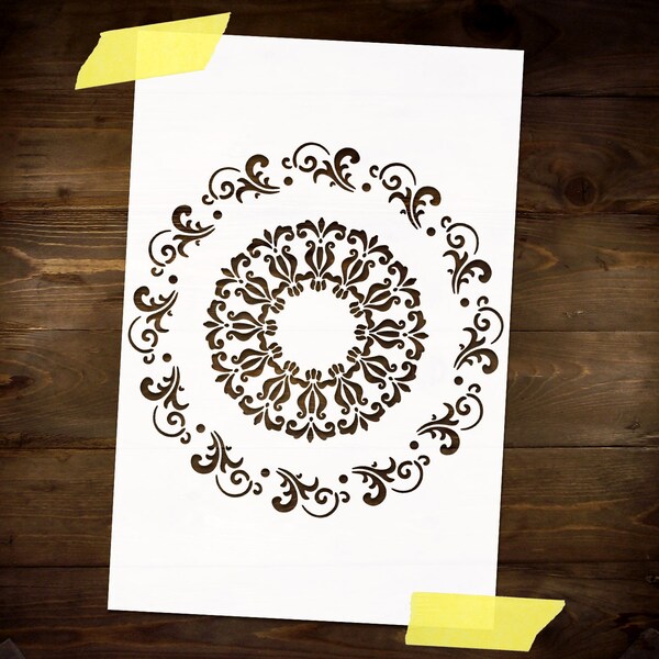 Reusable Round Stencil - Etsy