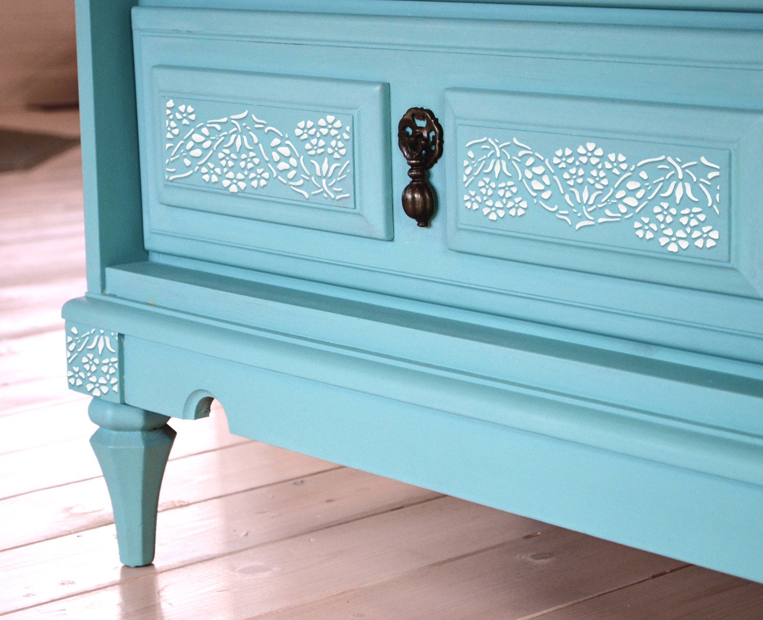 Three Floral Borders Stencil Reusable DIY Craft Mylar Stencil - Etsy