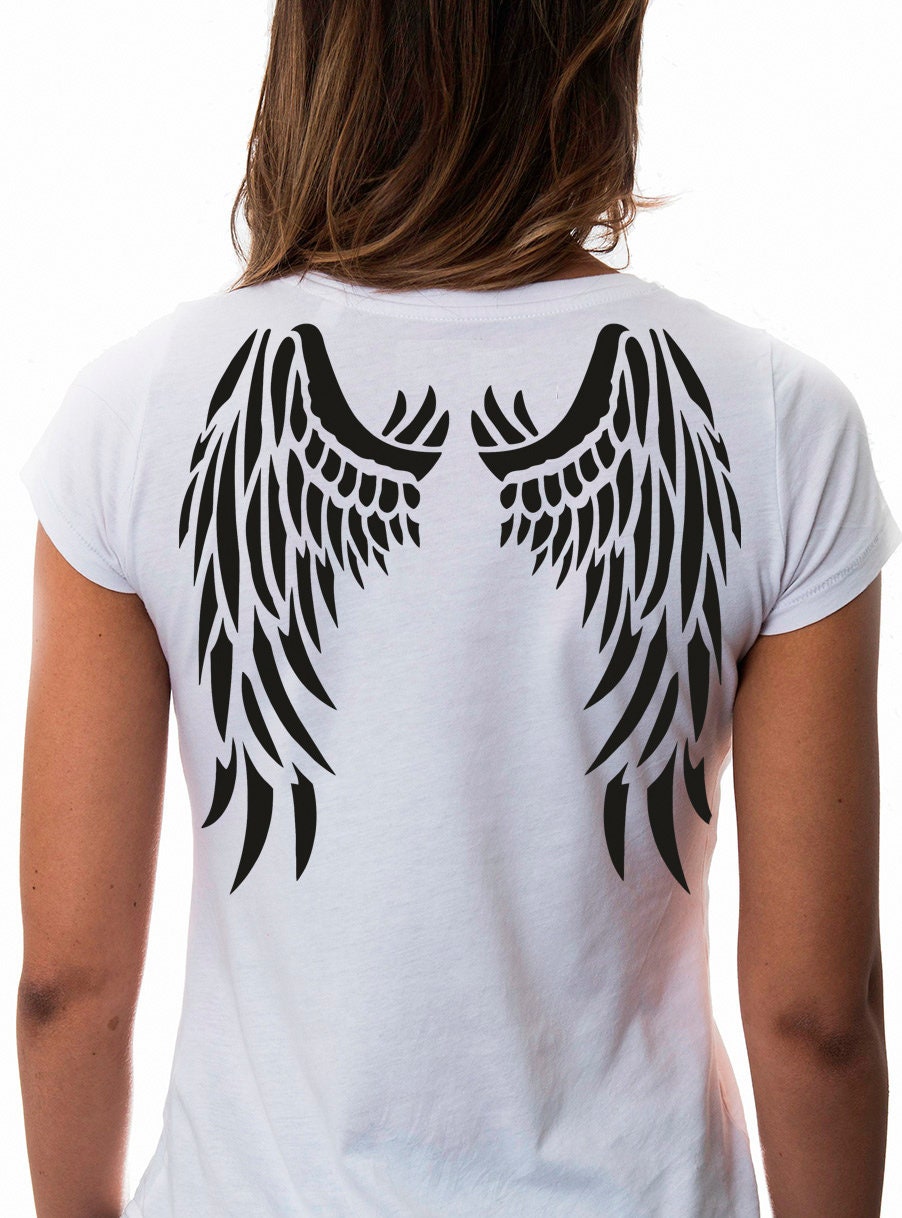 Angel Wings Stencil Reusable DIY Craft Mylar Big Size Stencil Home ...