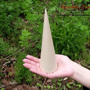 Big Wooden Cones 5, 6, 8, Wooden Ring Cones, Craft Cones, Woodworking ...