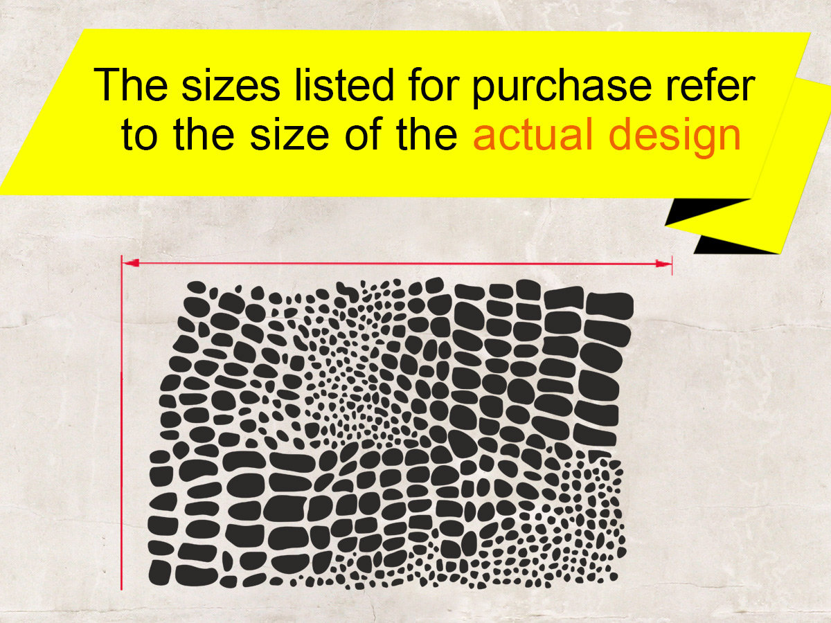 Snake Skin Pattern Stencil Reusable DIY Craft Mylar Stencil | Etsy