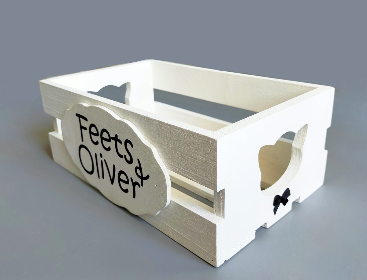 Cat Toy Box Personalized size XS Cat Toy Storage Cat | Etsy