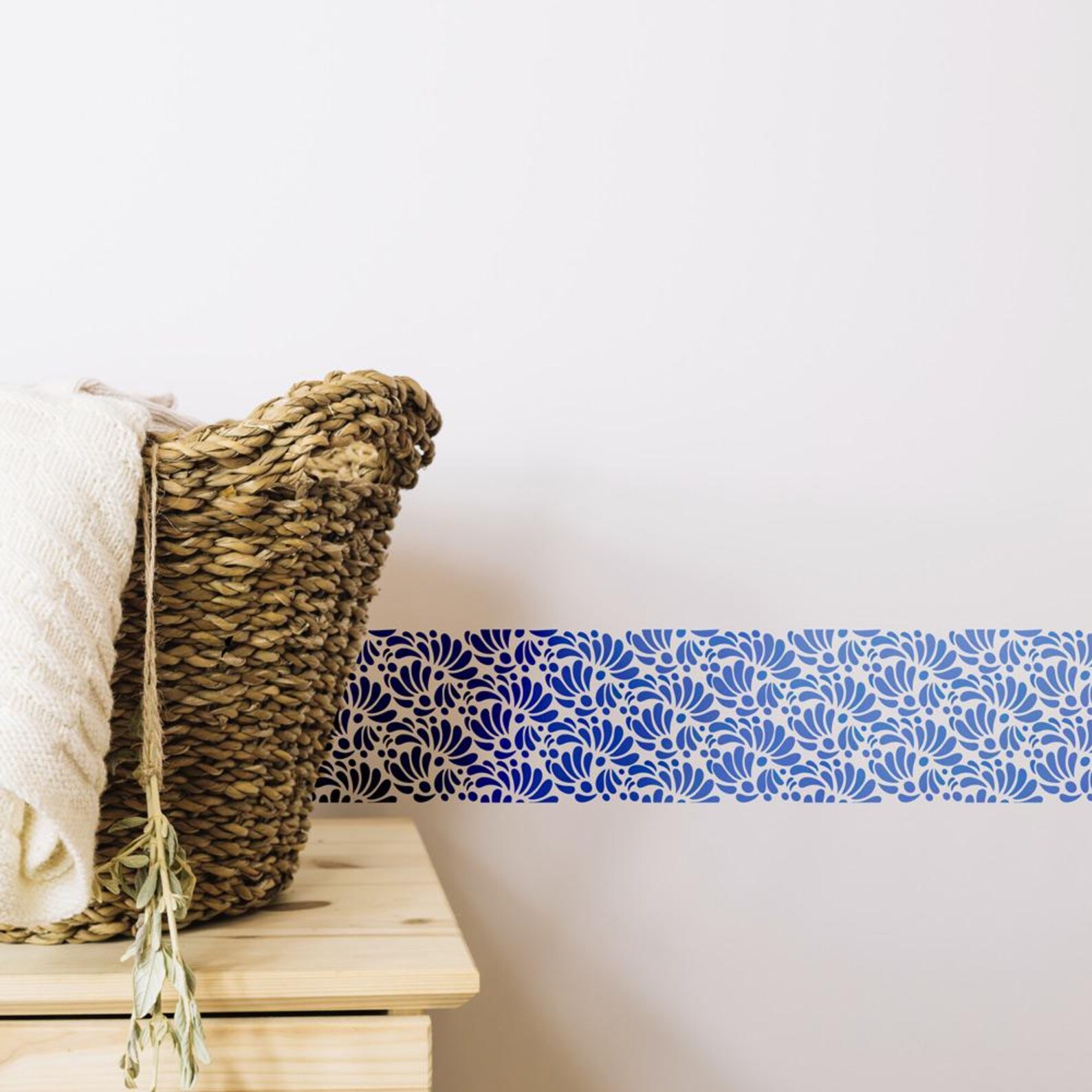 Talavera Pattern Stencil - DIY Border Stencil for Paint - Mexican Folk ...