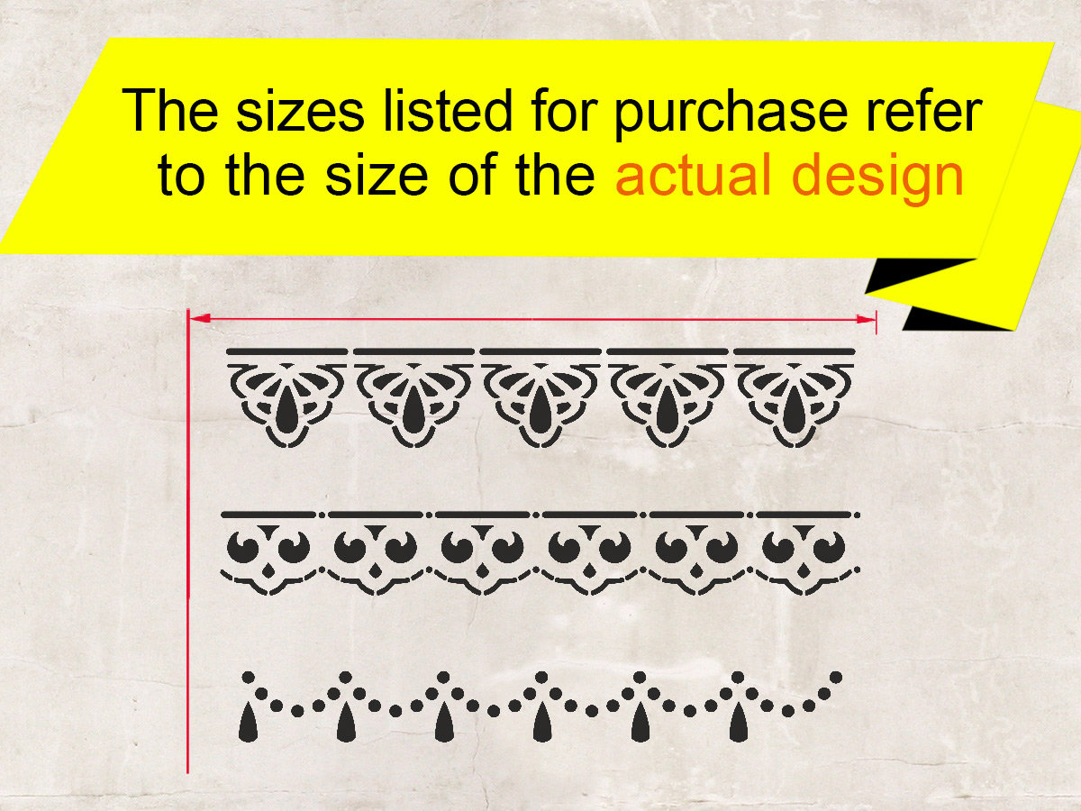 Delicate Lace Stencil Reusable DIY Craft Mylar Stencil for - Etsy