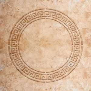 Aztec Round Pattern Stencil - DIY Mylar Painting Stencils for Walls ...