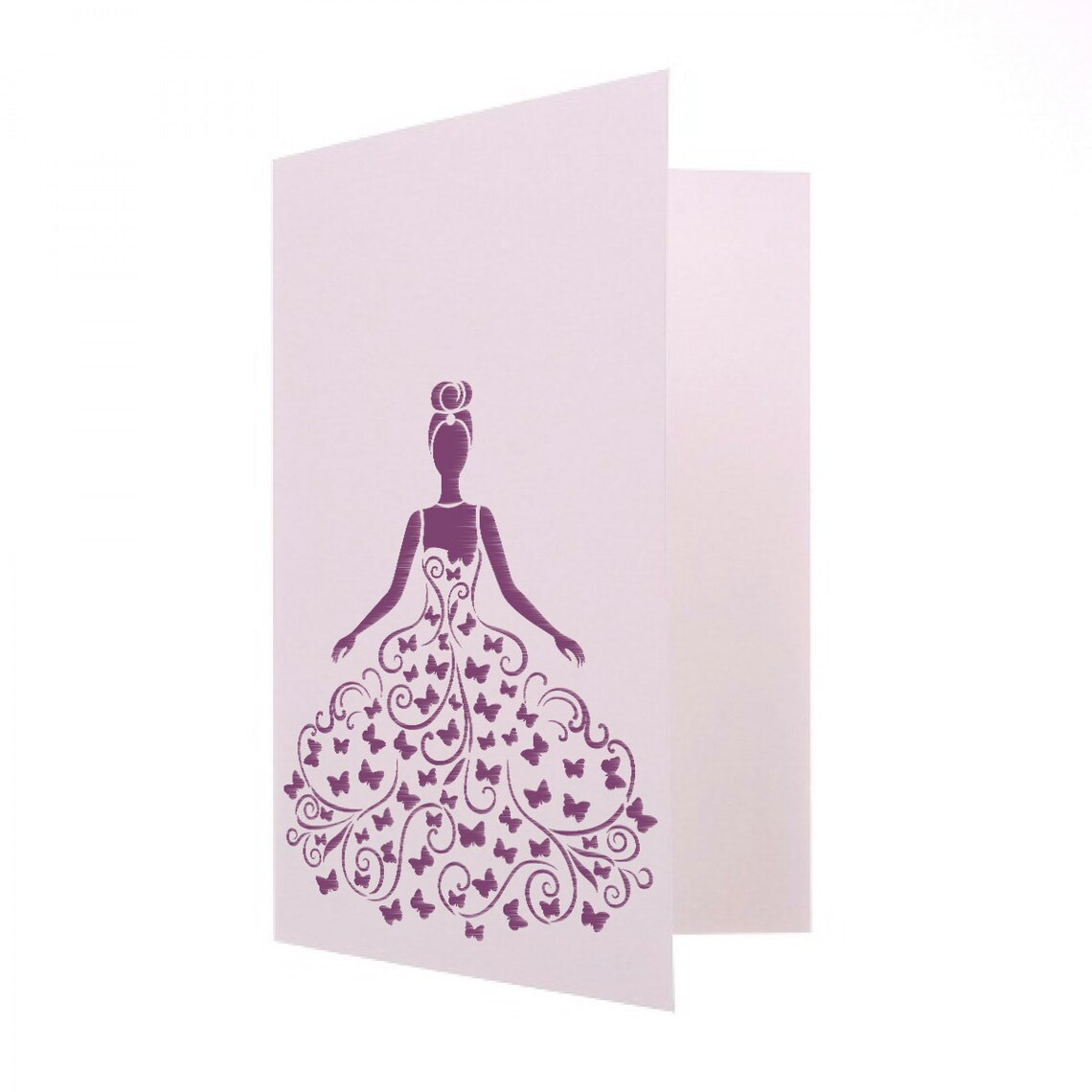 Bride in Wedding Dress Stencil Reusable DIY Craft Mylar - Etsy