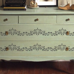 Curve Stencil Reusable DIY Craft Mylar Stencil Home Decor Furniture ...