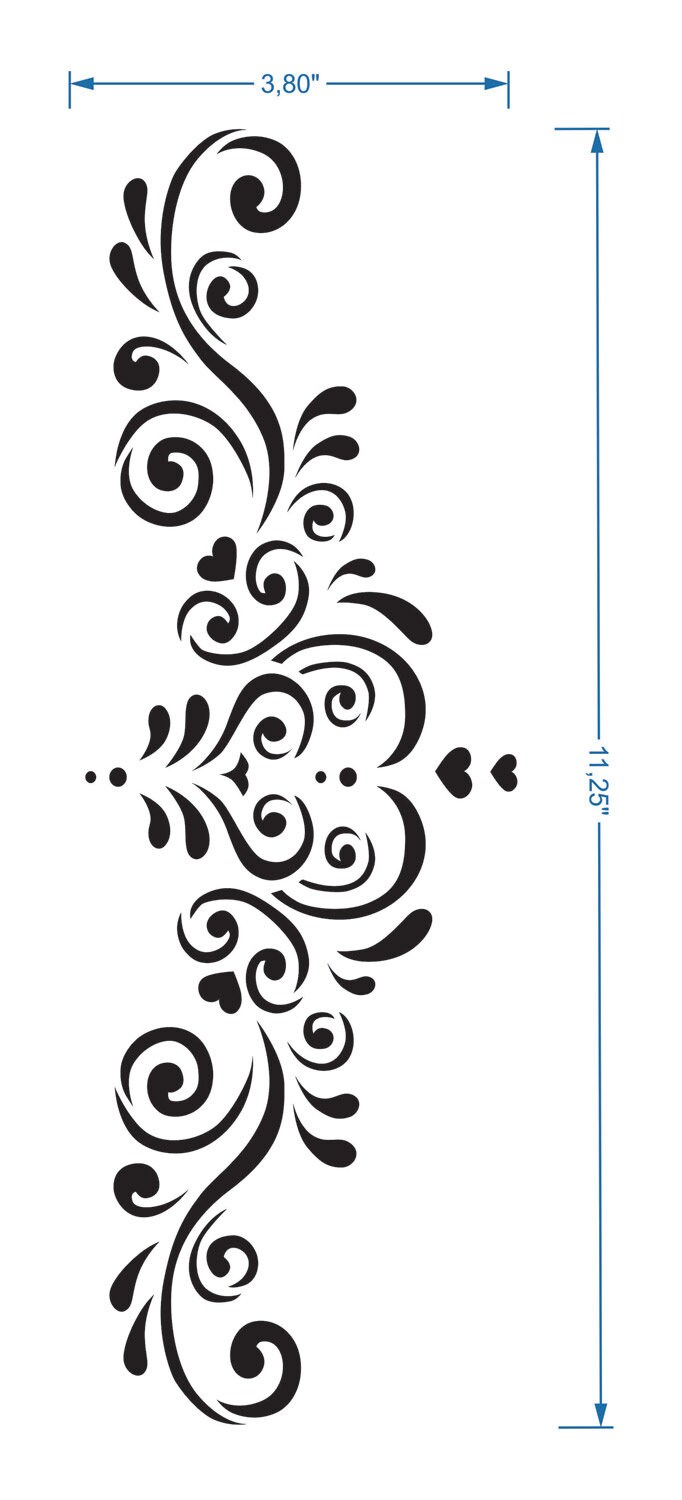 Curve Stencil Reusable DIY Craft Mylar Stencil Home Decor | Etsy