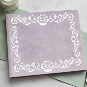 Swirl Floral Borders Stencil Reusable DIY Craft Mylar Stencil for Paint Scrapbooking Decoupage ...