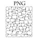 Stone Wall Pattern Stencil Digital Template SVG DXF EPS Png Files for ...