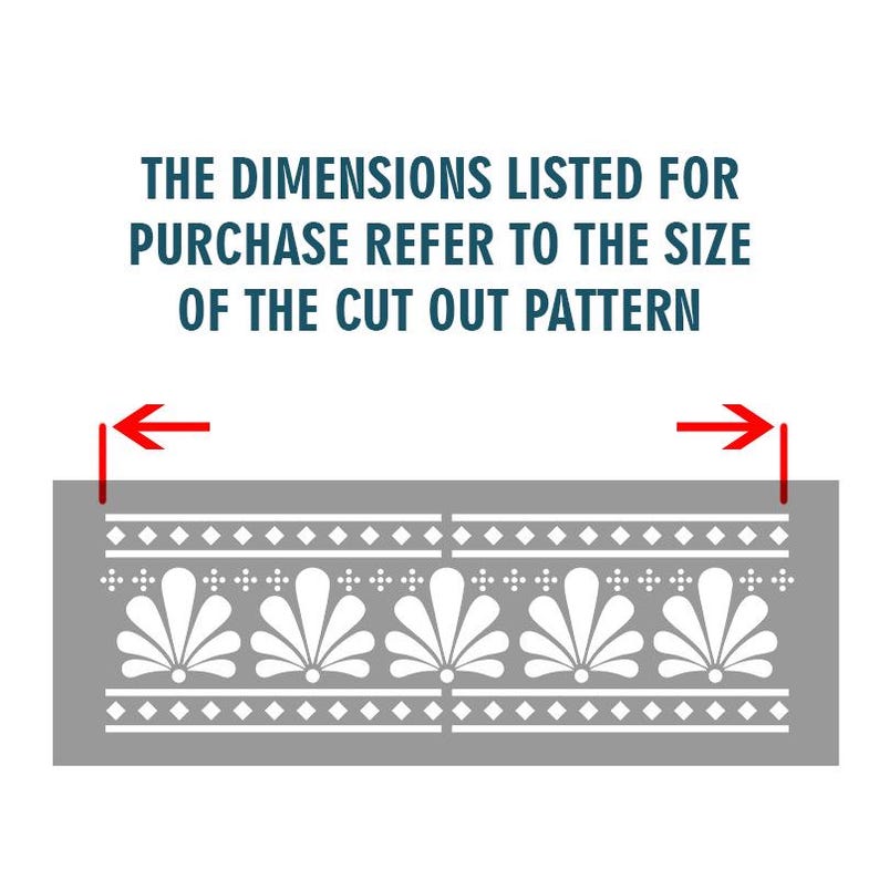 Talavera Border Stencil - DIY Stencil for Paint - Mexican Folk Art ...