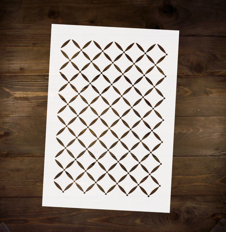 Mesh Pattern Stencil Reusable DIY Craft Mylar Stencil for - Etsy
