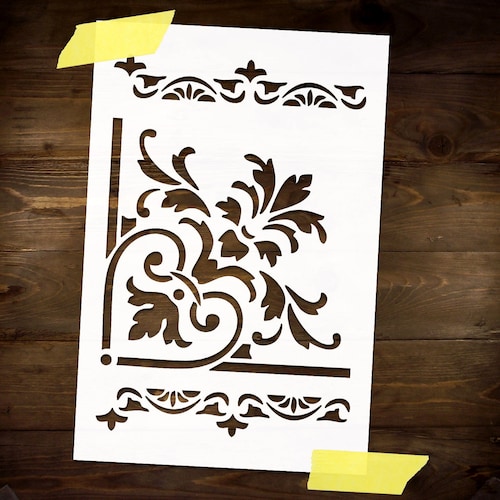 Versailles Decor Stencil Reusable DIY Craft Mylar Stencil for - Etsy