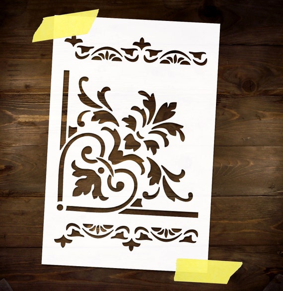 Versailles Decor Stencil Reusable DIY Craft Mylar Stencil A4 | Etsy