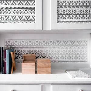 Aztec Pattern Stencil - DIY Mylar Painting Stencils for Walls - Large ...