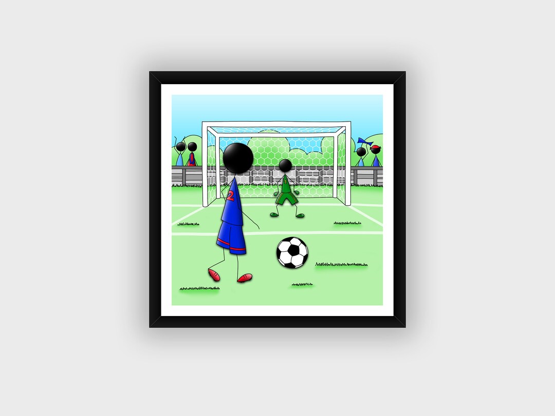 Children's Football Poster Boy's Football Poster Baby Room Decoration ...