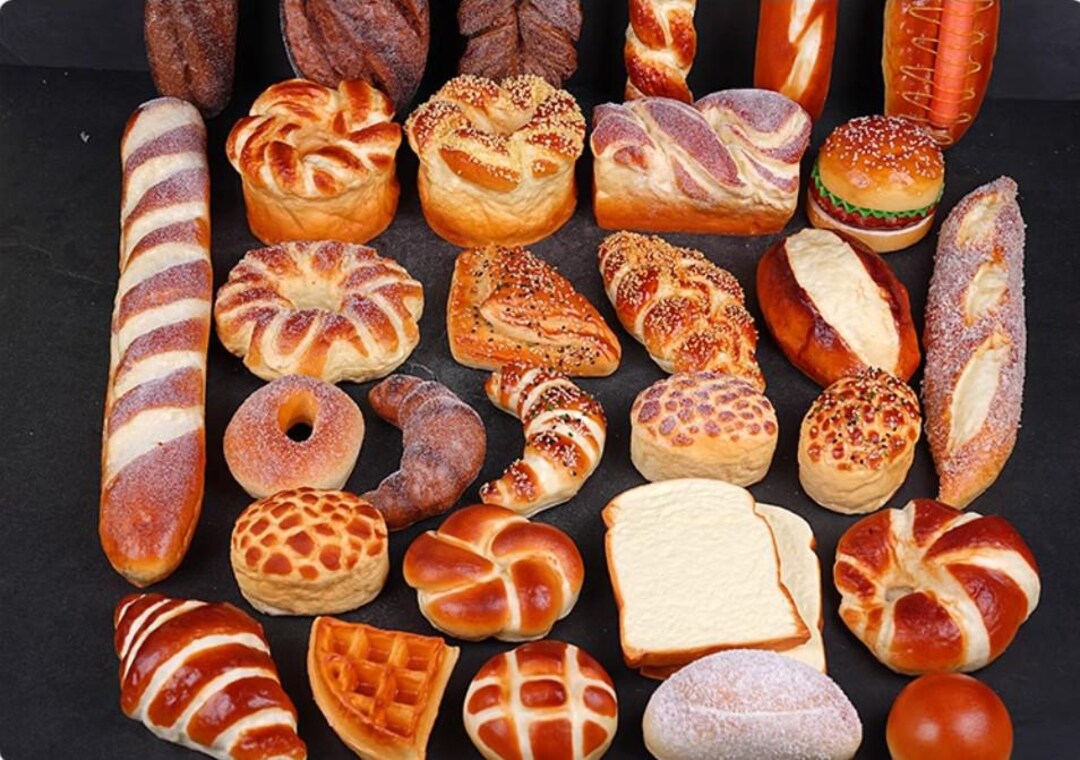 Fake Rebound Bread ,simulated Soft Fragrant Caketoast,food Model Props ...